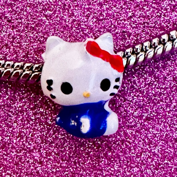 Pandora | Jewelry | Sanrio Hello Kitty Handpainted Kawaii Charm | Poshmark